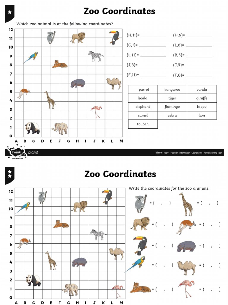 Zoo Coordinates | Download Free PDF | Zoo | Animal Rights