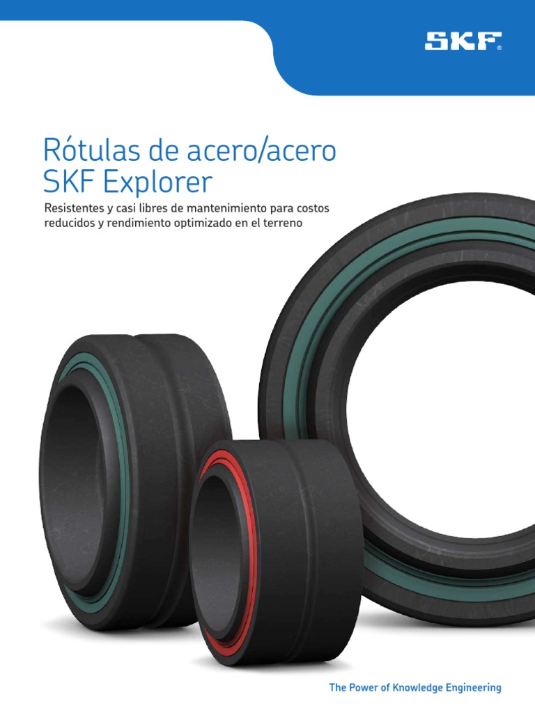 catálogo rótulas SKF | PDF | Acero | Ingeniería de confiabilidad