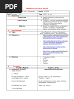 Detailed Lesson Plan in Music Timbre | PDF | Performing Arts | Sound