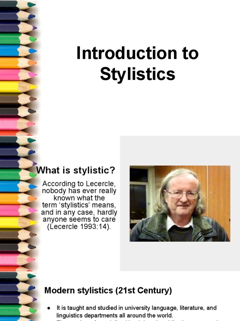 Introduction To Stylistics | PDF | Word | Linguistics