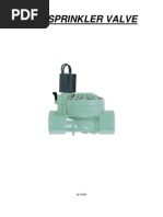 Toro 760 & 780 Series Sprinklers | PDF | Fire Sprinkler System | Valve