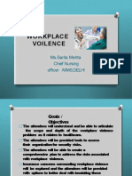 NIOSH Types of Workplace Violence | PDF