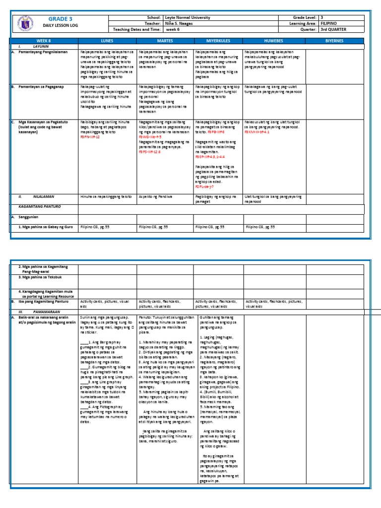 Filipino 3 - q3w6 | PDF