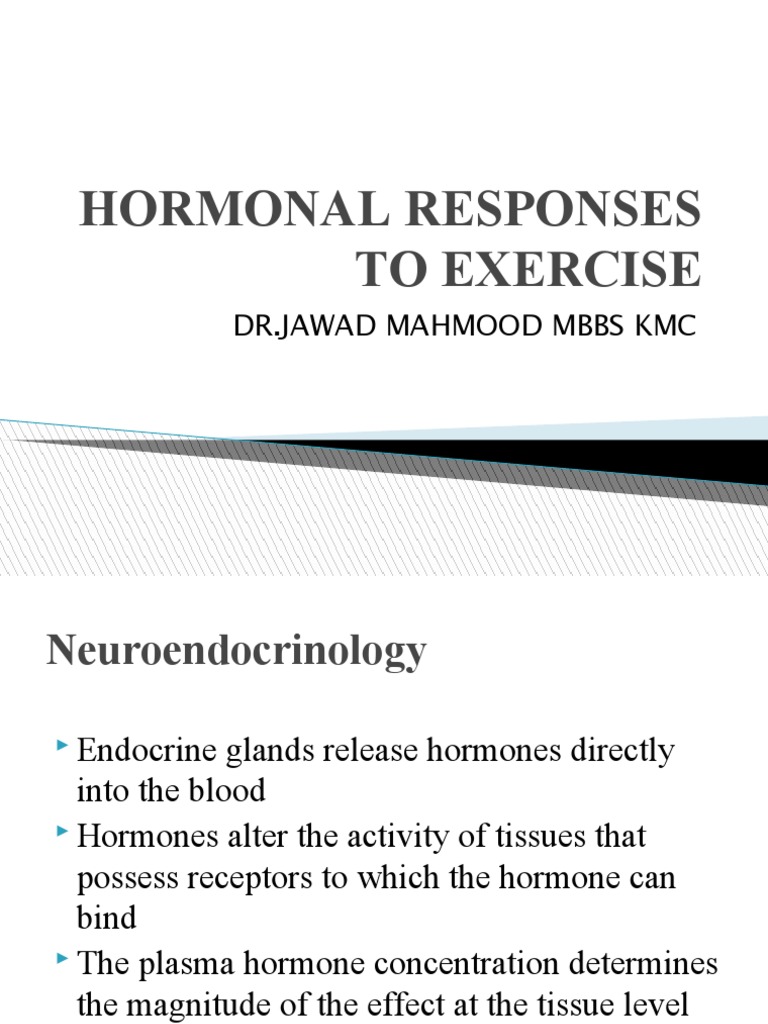 Hormonal Responses To Exercise-1 | PDF | Hormone | Cortisol