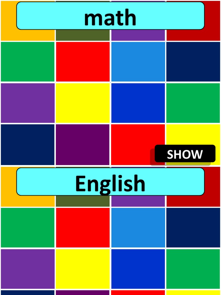 School Subjects Hidden Picture | PDF