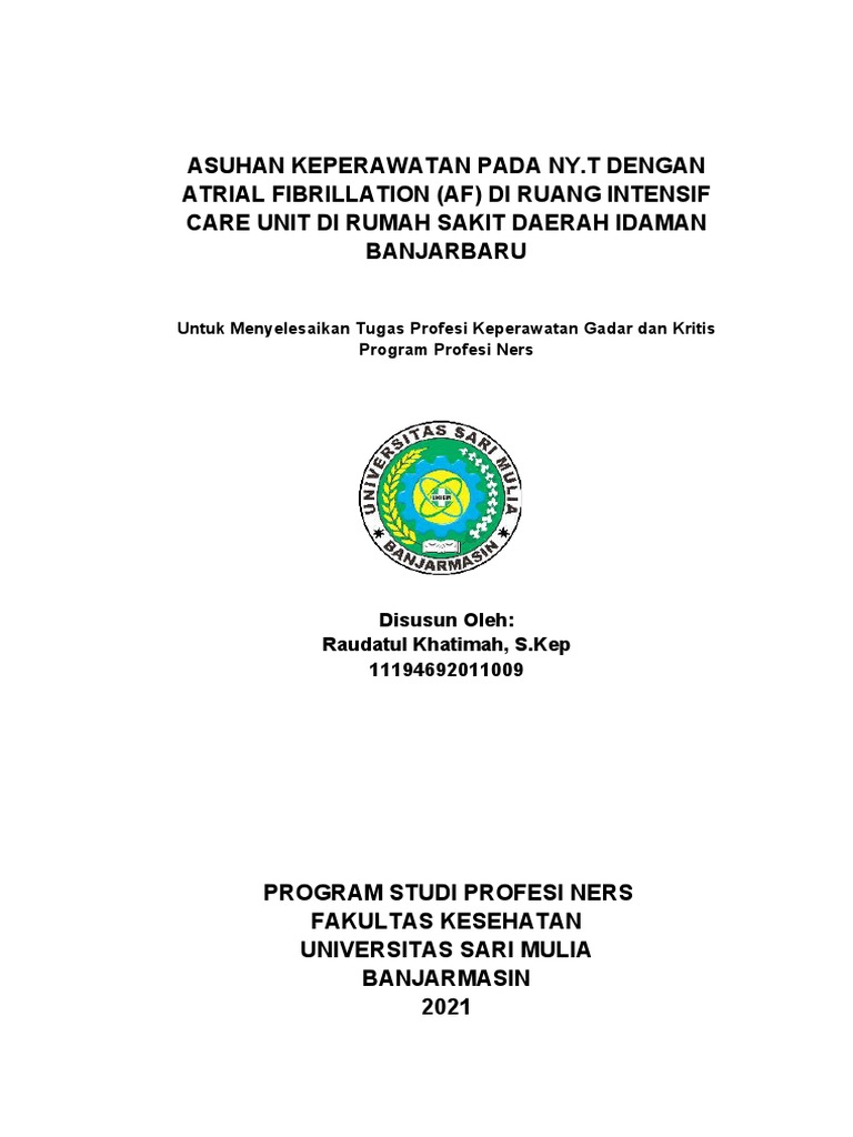 Askep Af | PDF | Pengembangan Diri | Kesehatan Holistik