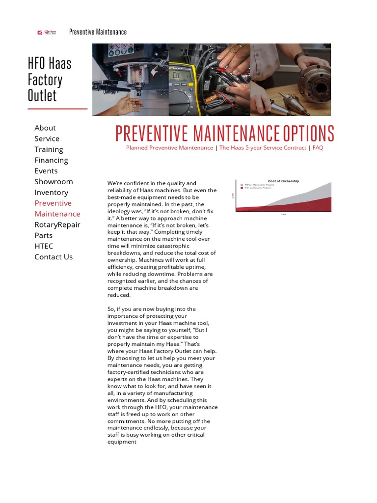 5-Year Service Contract for Haas Machines | PDF | Economies | Business