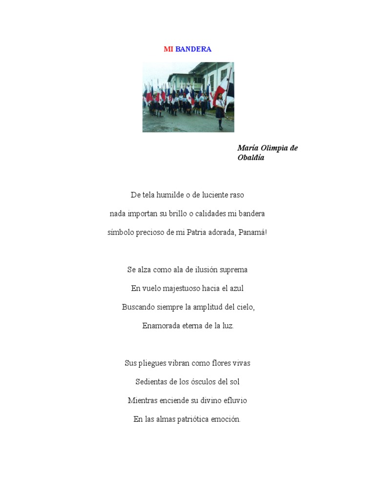 Mi Bandera Poesia | PDF