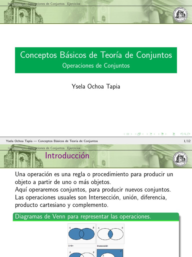 Ejercisios Complementarios de Operaciones de Conjuntos | PDF | Números ...