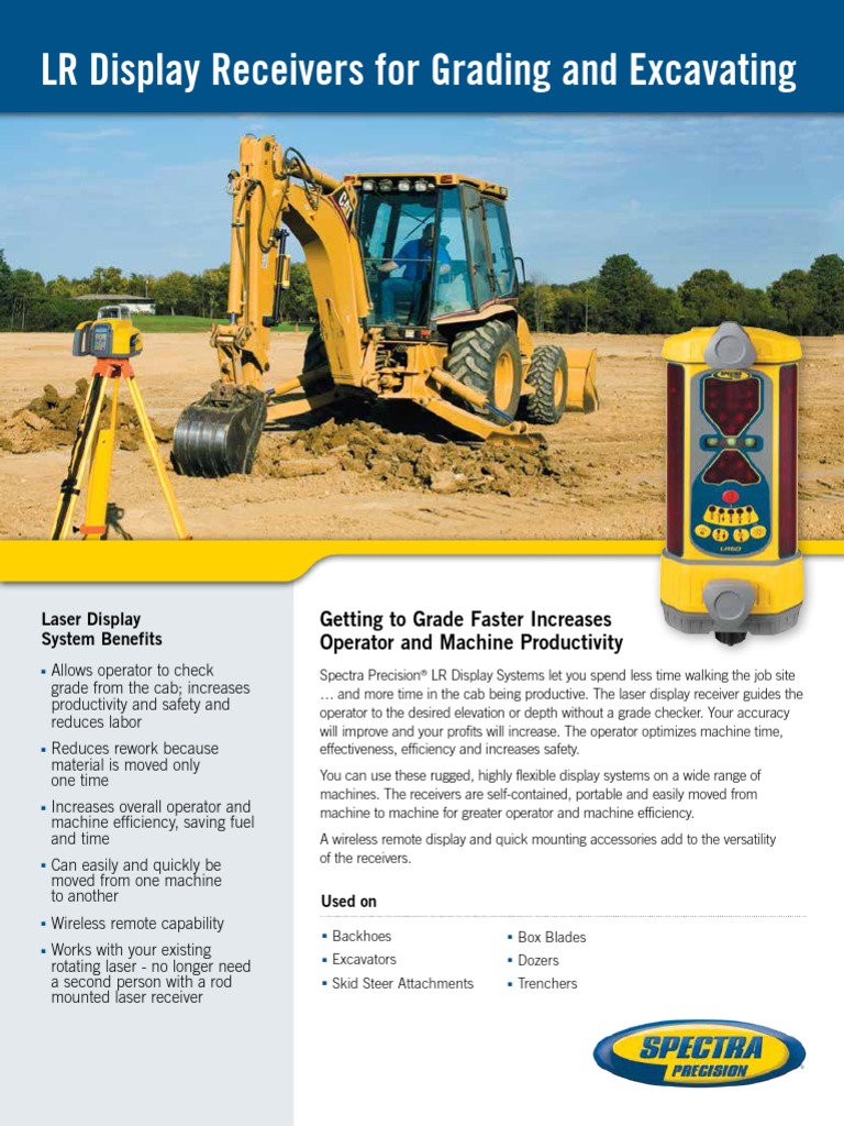 Spectra LR50W Receiver Sensor | PDF | Equipment | Manufactured Goods