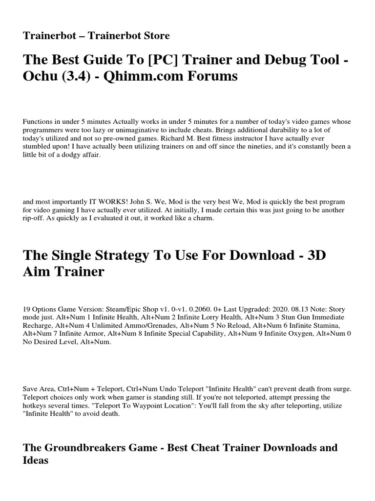 3D Aim Trainergguipkopaq | PDF | Software