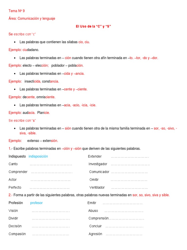 El Uso de La "C" y "S": Indisposición | PDF | Ajedrez | Juegos y ...