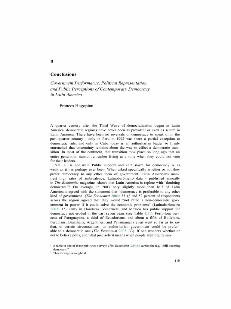 Hagopian OCR | PDF | Democratization | Governance