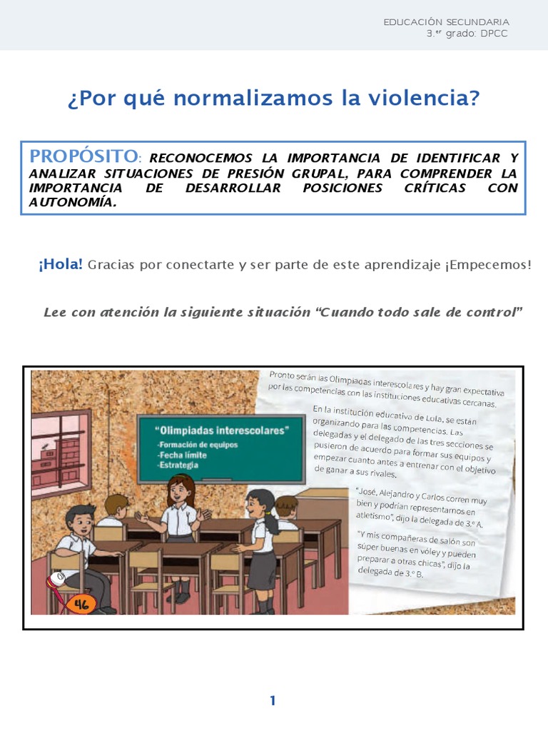 DPCC 3°-Guía y Recursos | PDF