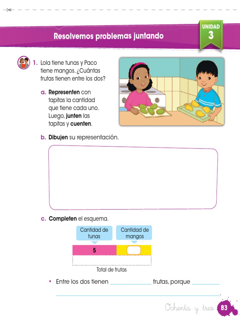 Matemática 1 Cuaderno de Trabajo para Primer Grado de Educación ...