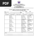 Learner's Needs, Progress and Achievement Cardex (Anecdotal Record Assessment Form) by Teacher ...