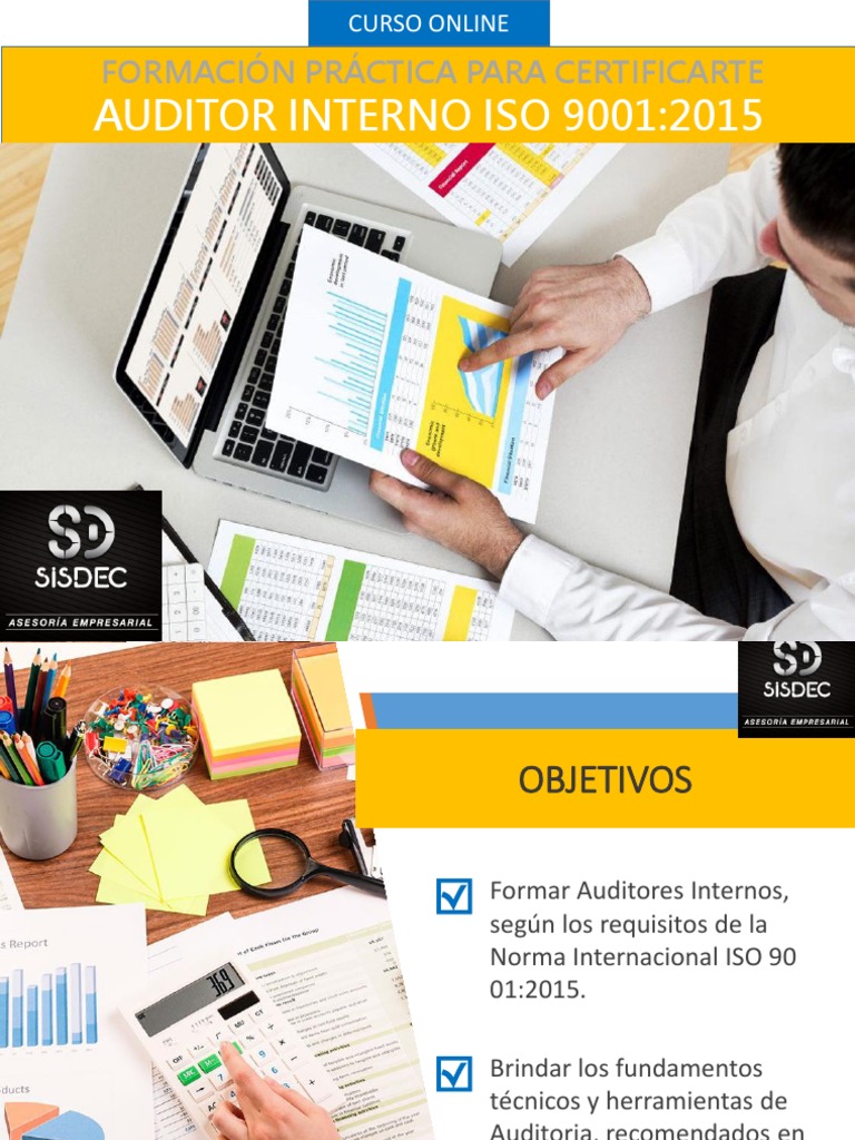 Informativo Curso Auditor Interno ISO 9001 2015 | PDF | Auditoría | Planificación