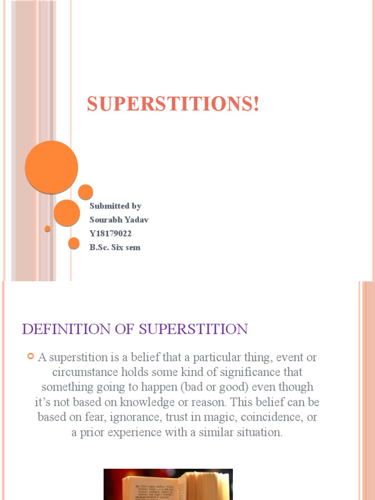 Superstitions Powerpoint | PDF