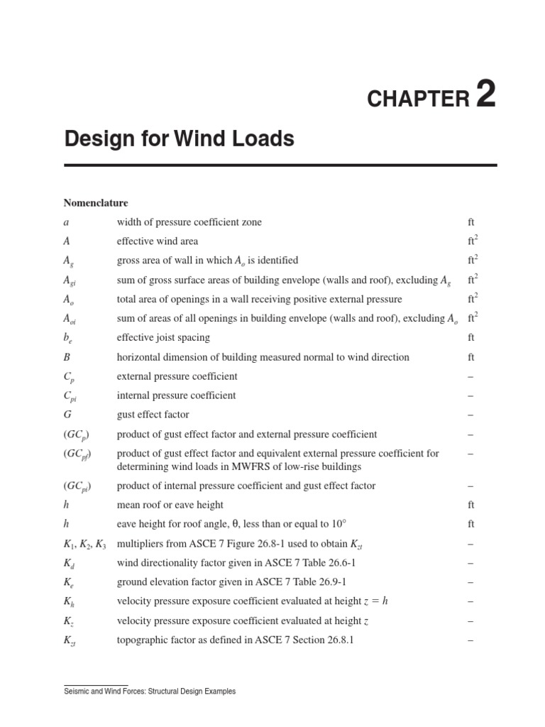 Design For Wind Loads - Sample | Download Free PDF | Wound | Pressure