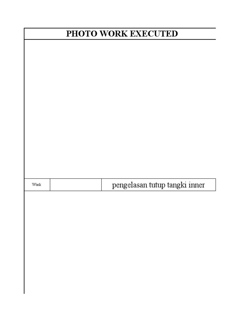 Form Dokumentasi Kosong | PDF
