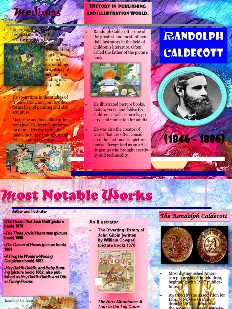 The Most Notable Works of Randolph Caldecott - Brochure Activity | PDF ...