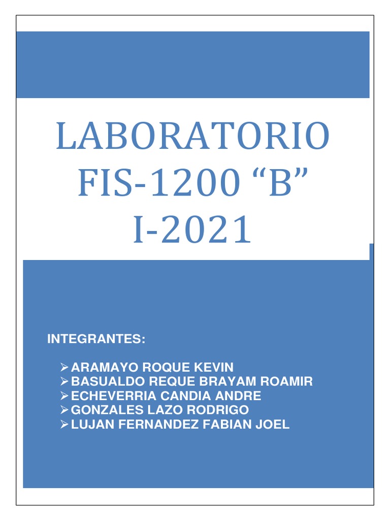 Informe Nº2 - Lab Fis 1200 B | PDF | Campo eléctrico | Campo (física)