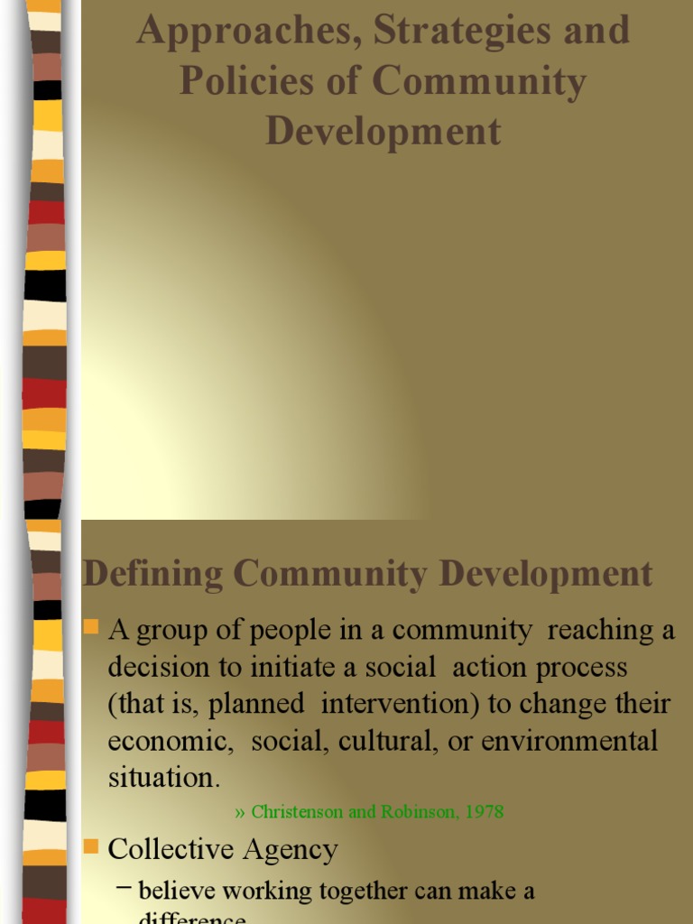 Community Development | PDF | Community | Governance