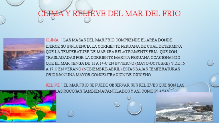 Clima y Relieve Del Mar Del Frio | PDF