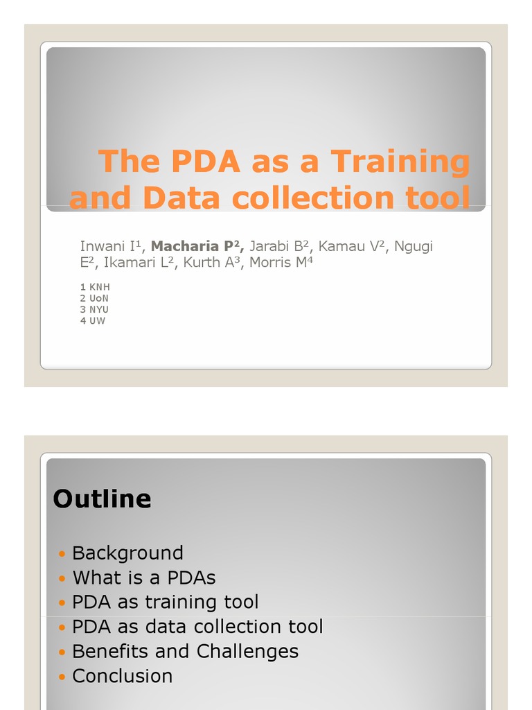 PDA Presentation | PDF | Personal Digital Assistant | Computing