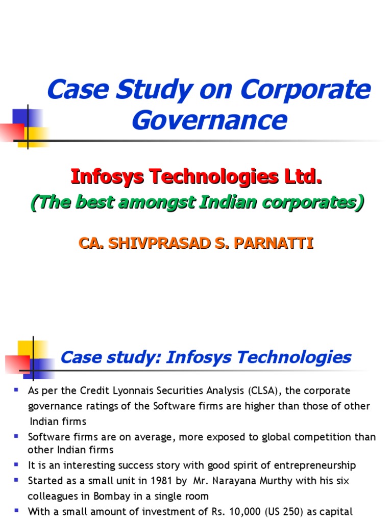 CG Case Study - Infosys | Download Free PDF | Corporate Governance | Governance