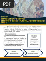 Lesson 1 - Readings in Philippine History | PDF | Historiography | Historian