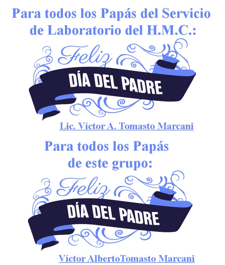 Feliz Dia Del Padre | PDF
