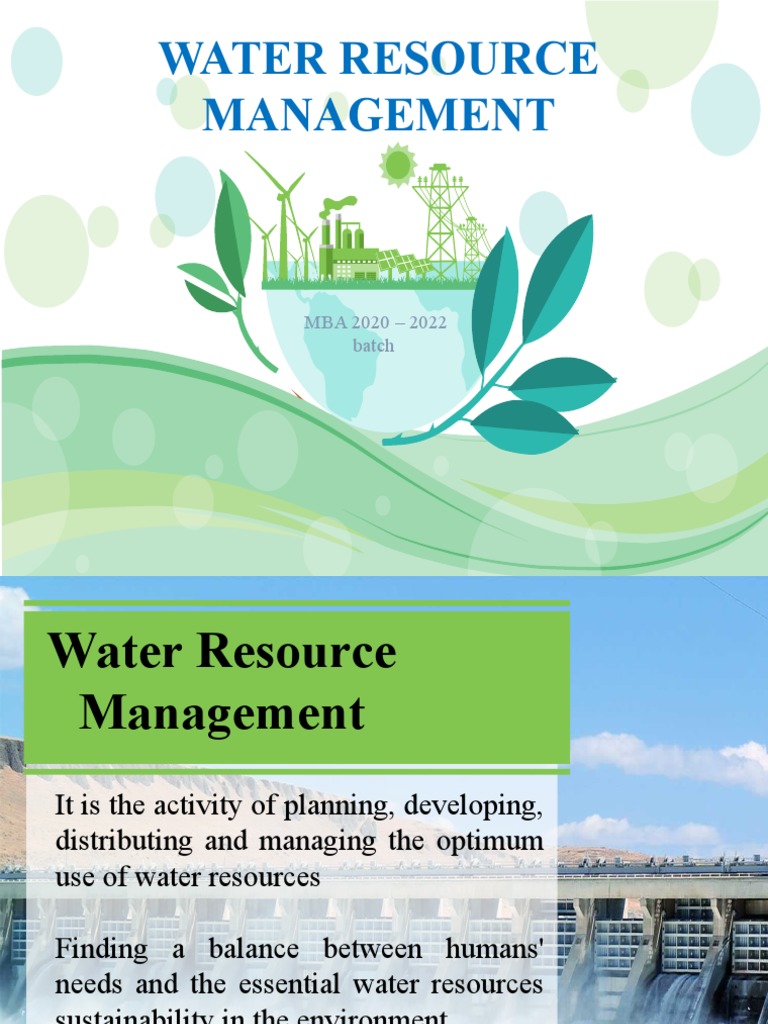 Water Resouce Management | PDF | Water Resources | Resource