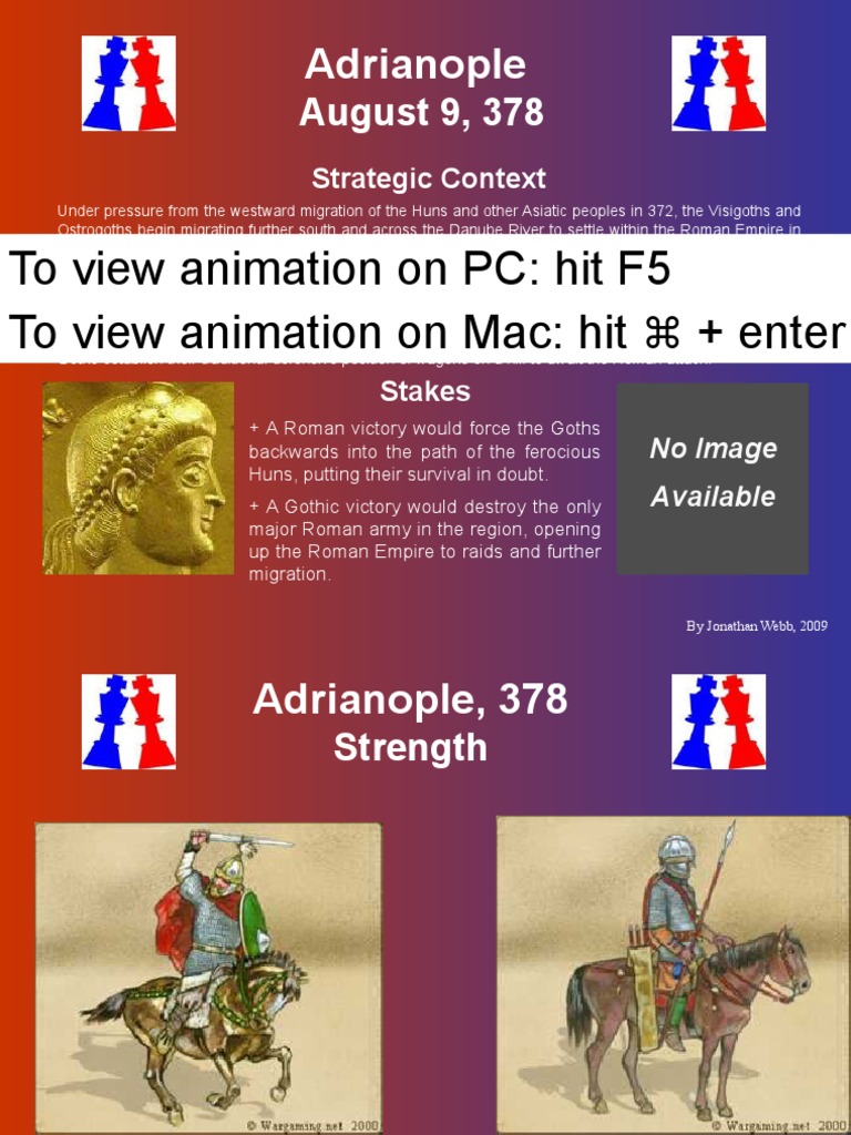 Battle of Adrianople 378 Animation | PDF | Military Operations | Warfare
