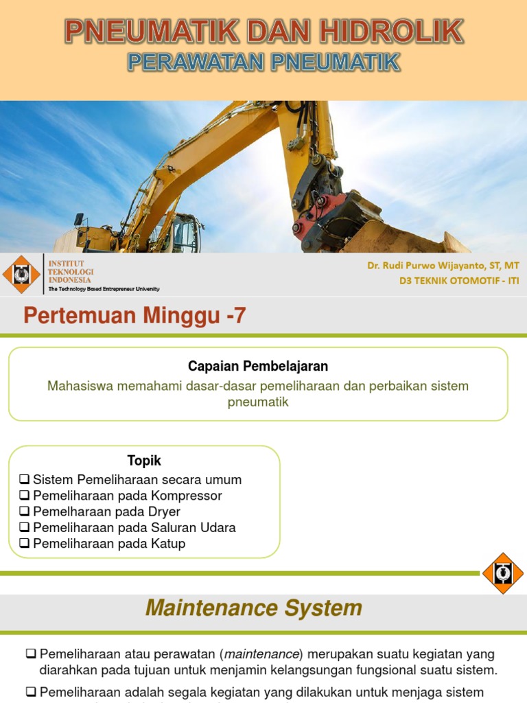 Pemeliharaan Pneumatik | PDF