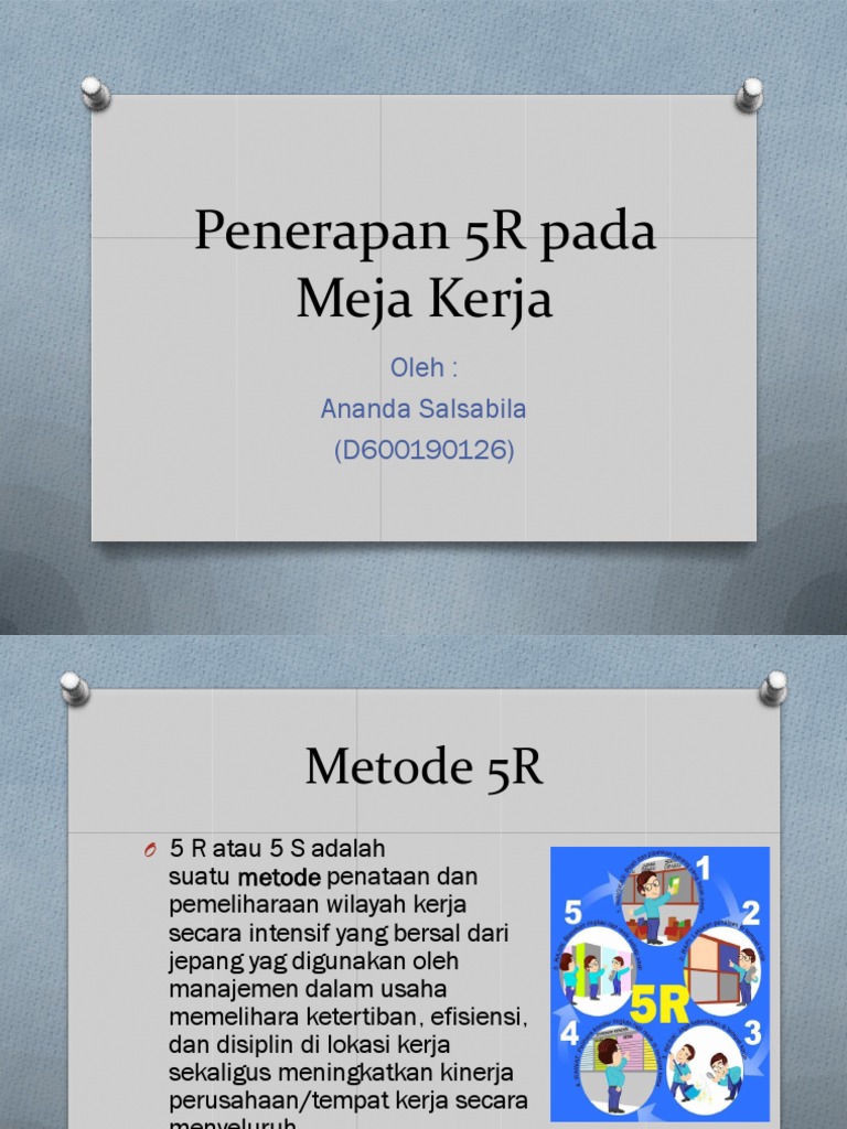 Penerapan 5R Pada Meja Kerja | PDF | Teknologi & Rekayasa