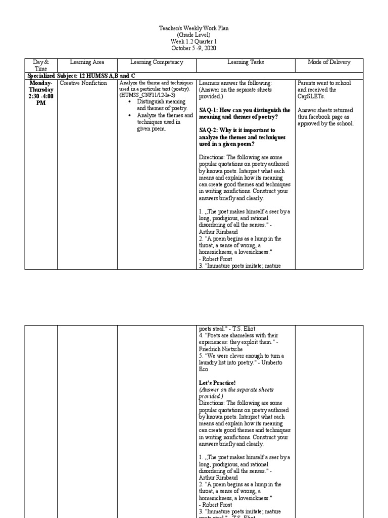 Analyzing Themes, Techniques, and Human Experiences Depicted in Poetry ...