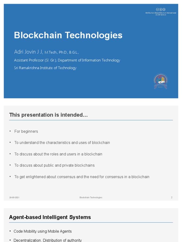 Introduction To Blockchains | PDF | Bitcoin | Information Age
