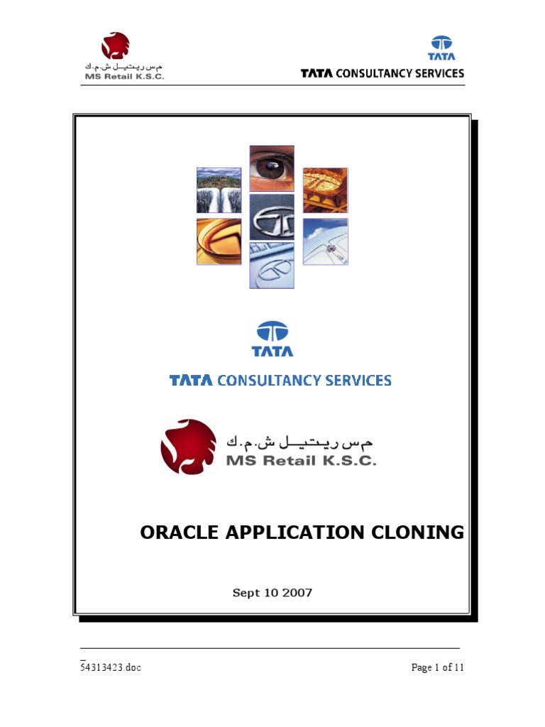 Oracle Apps Cloning Ver 1 0 Pdf Java Virtual Machine Computer Engineering