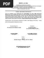 Berita Acara Mutual Check MC 100% | PDF | Pengelolaan Keuangan & Uang ...