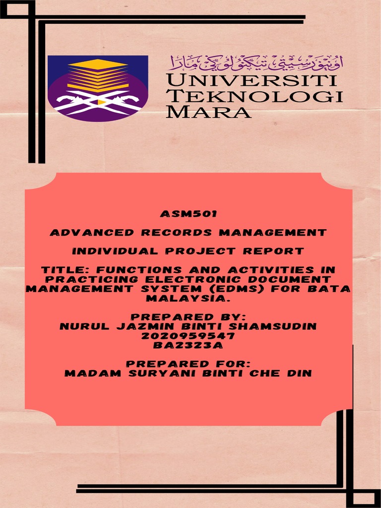 ASM501 Infographics Report PDF | PDF | Computer Network | Records ...