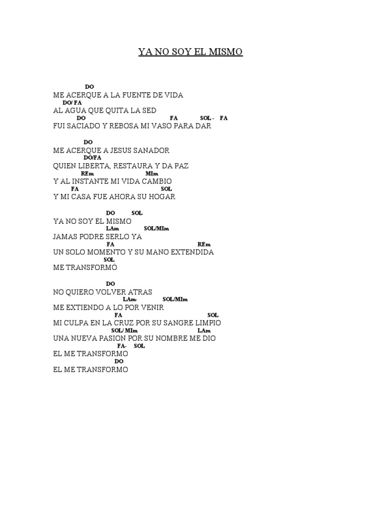 El Me Transformó | PDF