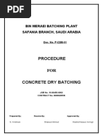 Daily Plant Inspection Report N | PDF | Concrete | Industries