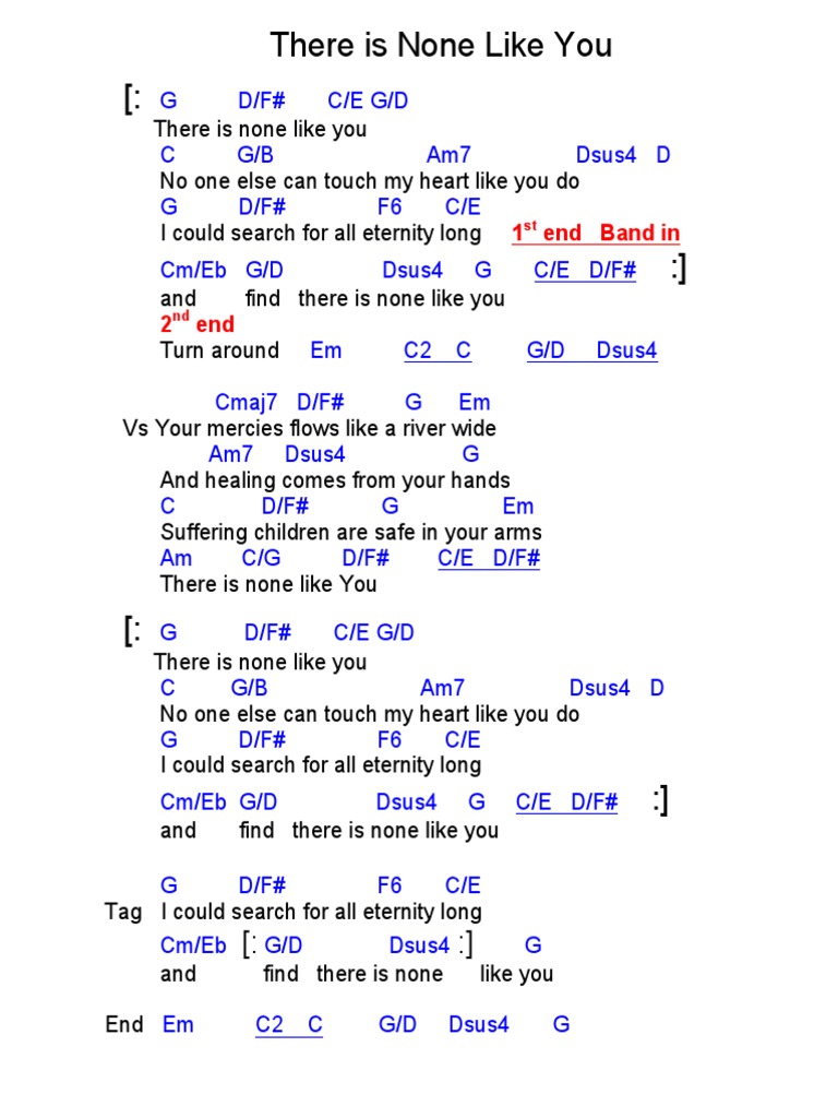 There Is None Like You | PDF