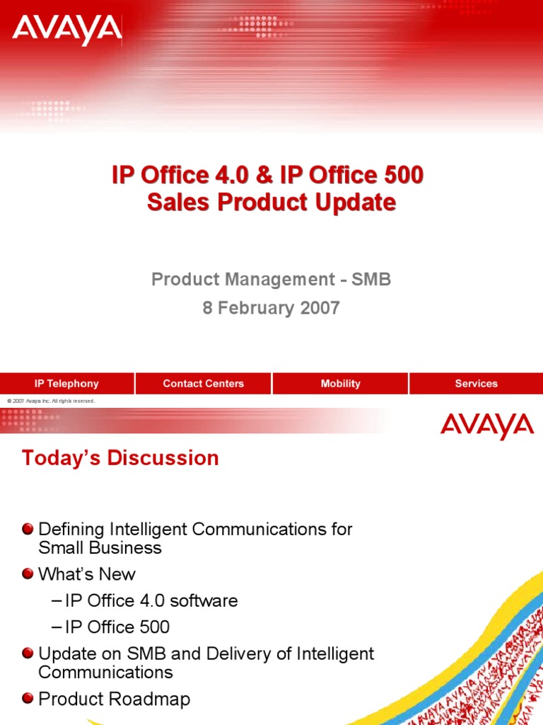 Avaya IPOffice 4.0 | Download Free PDF | Voicemail | Session Initiation Protocol