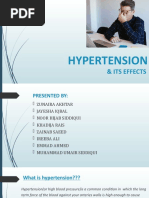 HPN and DM Lecture | PDF | Hypertension | Diabetes Mellitus