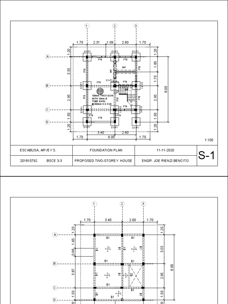Structural Plan | PDF | Truss | Architectural Elements