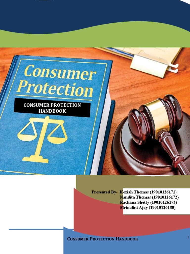 Consumer Protection Handbook | PDF | Consumer Protection | Product ...
