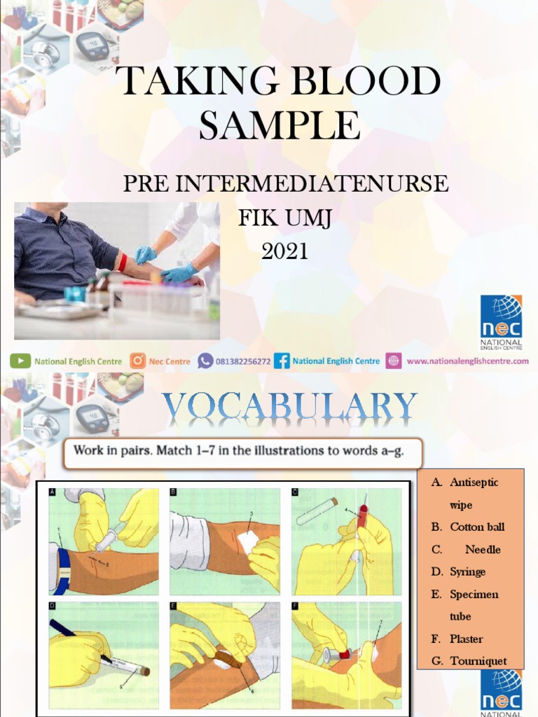 05procedure - Taking Blood Sample | PDF | Medical Equipment | Medical ...