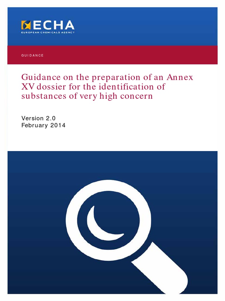 Guidance On The Preparation of An Annex XV Dossier For The ...